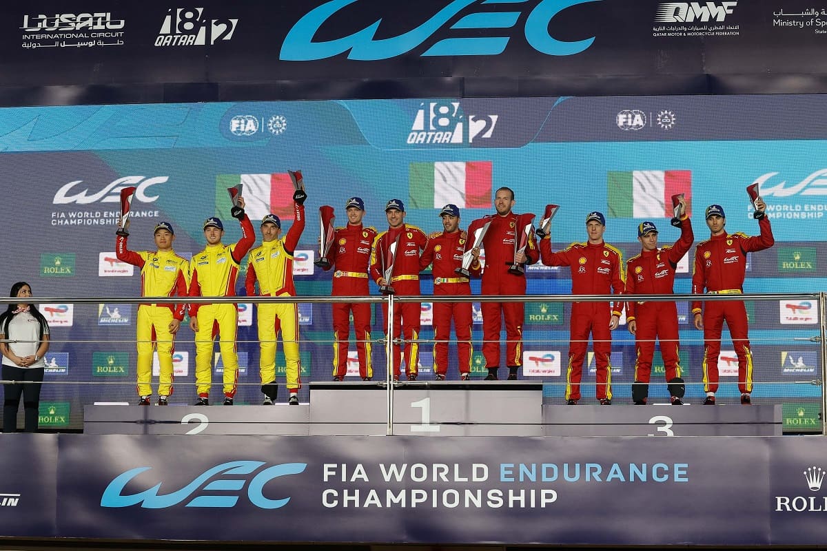 WEC 2025, tripletta capolavoro per la Ferrari in Qatar