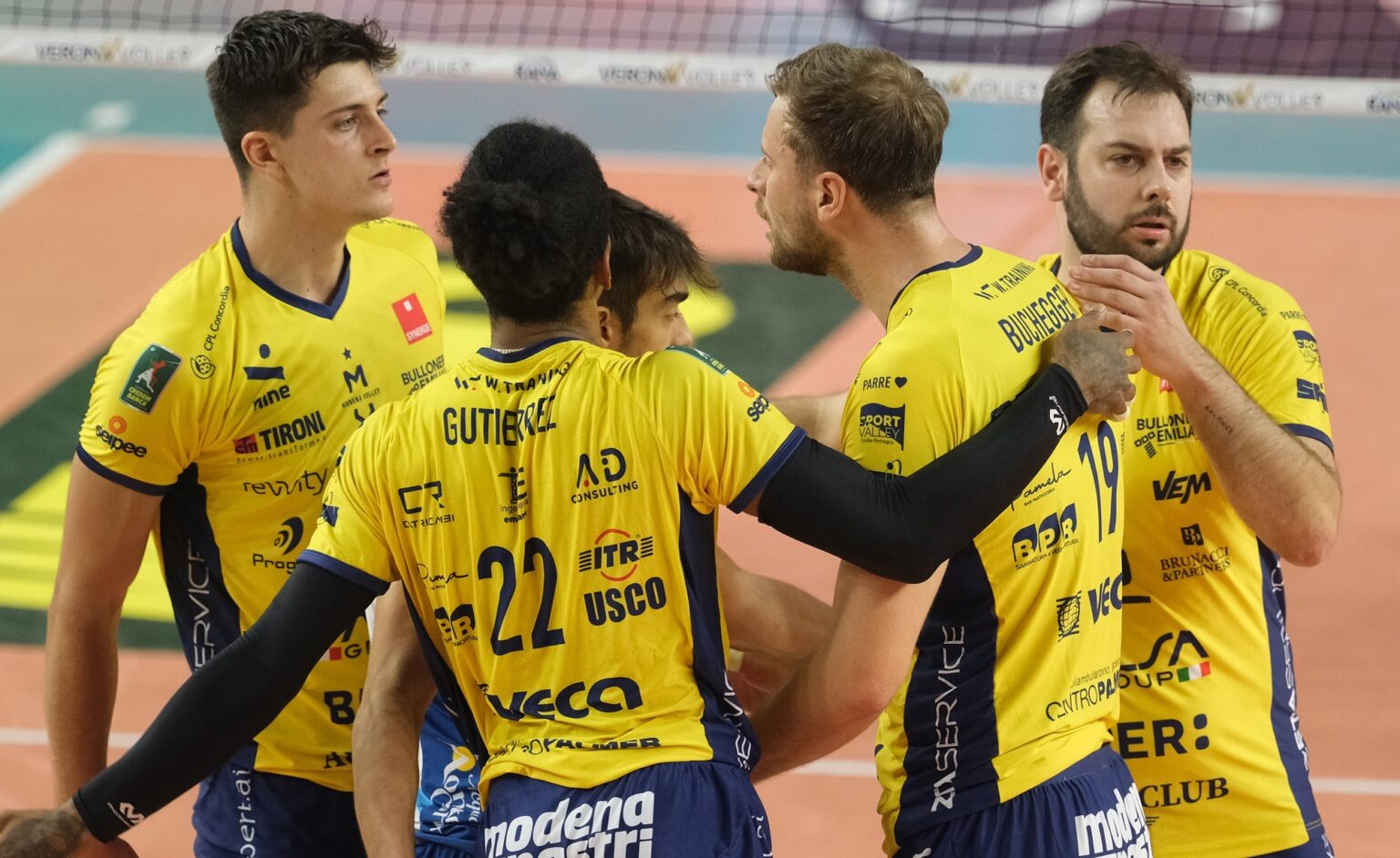 Coppa Italia volley maschile, CRONACA Perugia-Modena