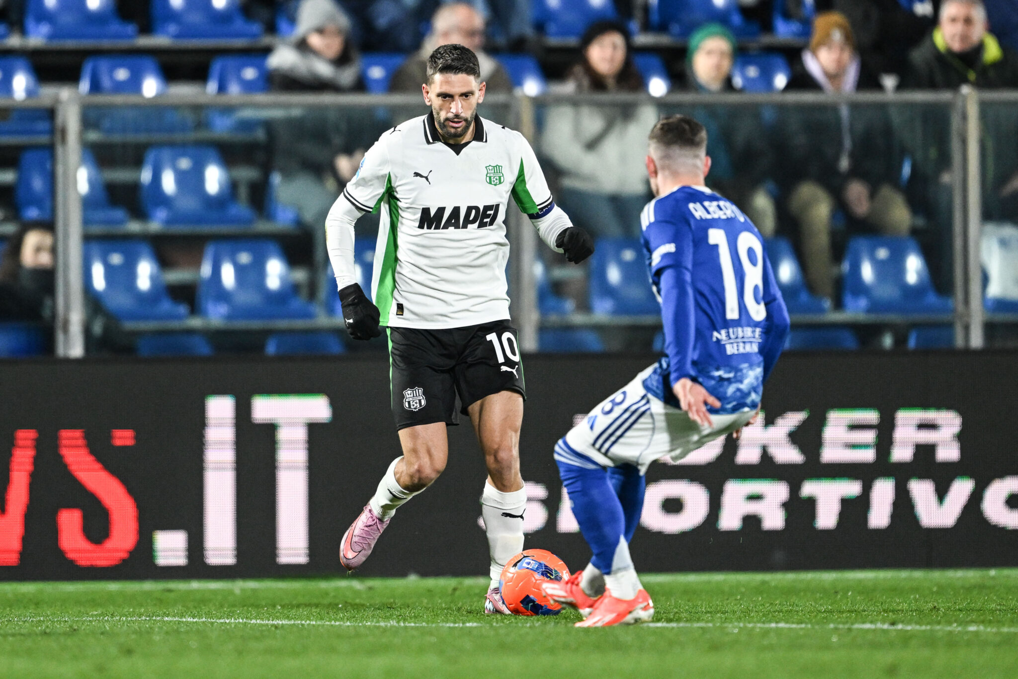 Serie A, dopo Vlahovic anche Berardi: lungo stop per l'attaccante del ...